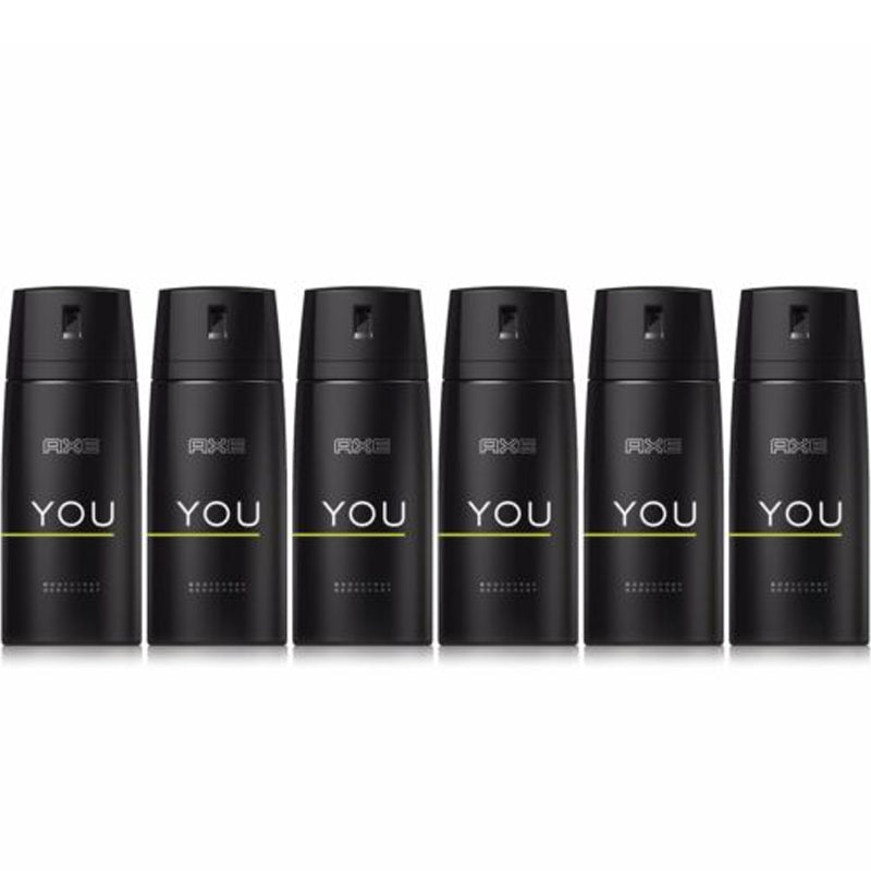 Axe Deodorant Body Spray You 150 ml (Pack of 6) - Fresh To Dommot