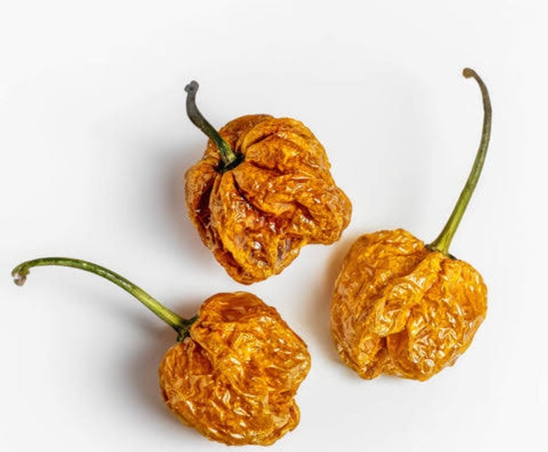 Dry Habanero Yellow Pepper (Unblended) - 100g - Fresh To Dommot