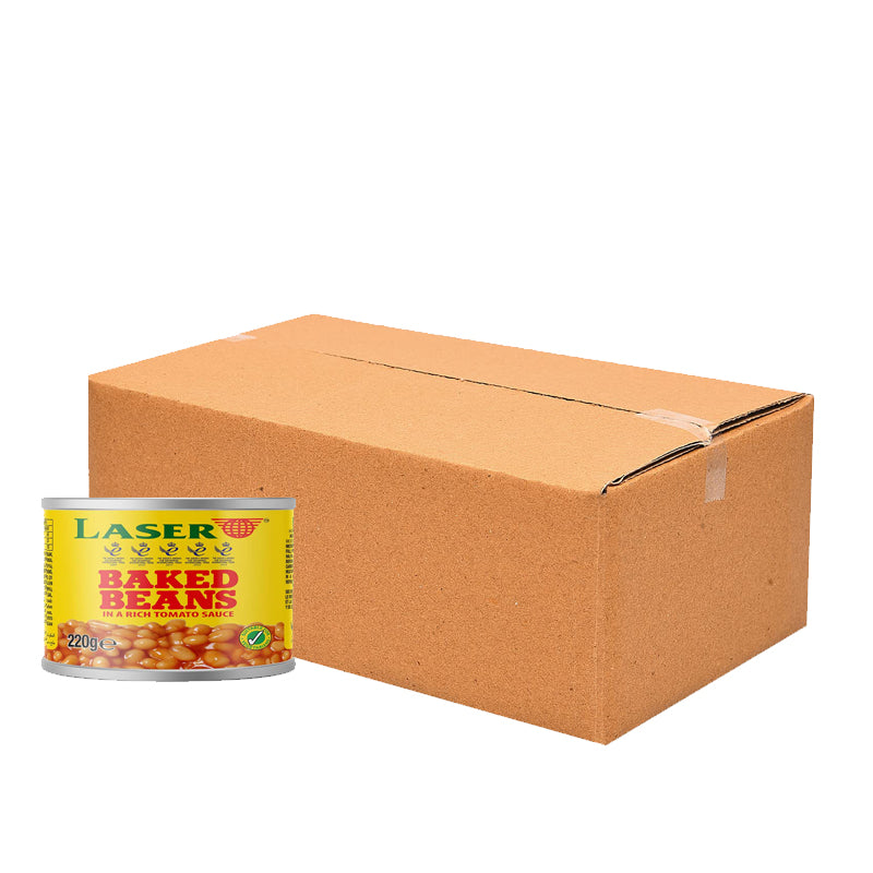 Laser Baked Beans In Tomato Sauce (Carton) - 220 g - Fresh To Dommot