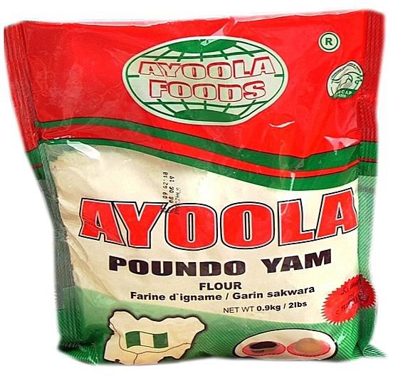 Ayoola Foods Poundo Yam Flour (Carton) - 900 g x20 - Fresh To Dommot