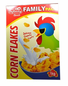 Infinity Corn Flakes (Carton) - 350 g x8 - Fresh To Dommot