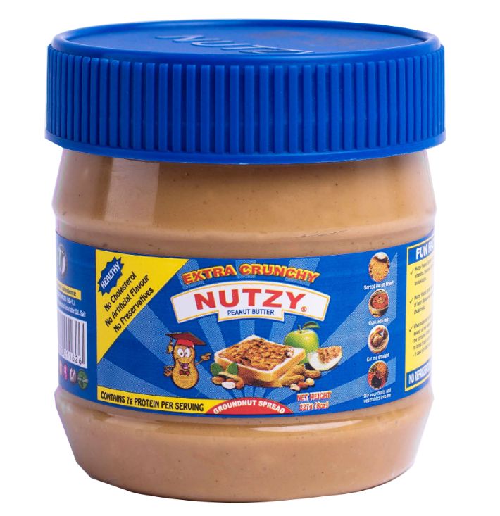 Nutzy Peanut Butter Extra Crunchy (Carton) - 227g x12 - Fresh To Dommot