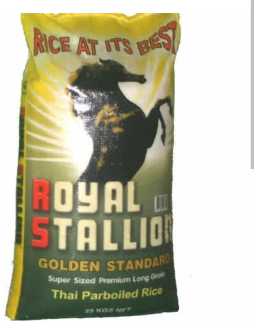 Royal Stallion Imported Rice (Parboiled, 5 kg) - Fresh To Dommot