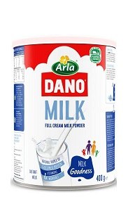 Dano Full Cream Milk Powder Tin 400 g - Fresh To Dommot