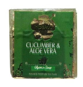 Hibiskus Soap Glycerin Cucumber & Aloe Vera 100 g - Fresh To Dommot