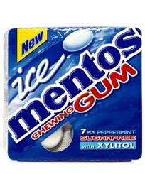 Mentos Chewing Gum Ice Peppermint SugarFree 13 g x9 - Fresh To Dommot