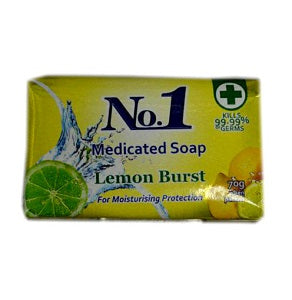 No.1 Medicated Soap Lemon Burst 70 g - Fresh To Dommot